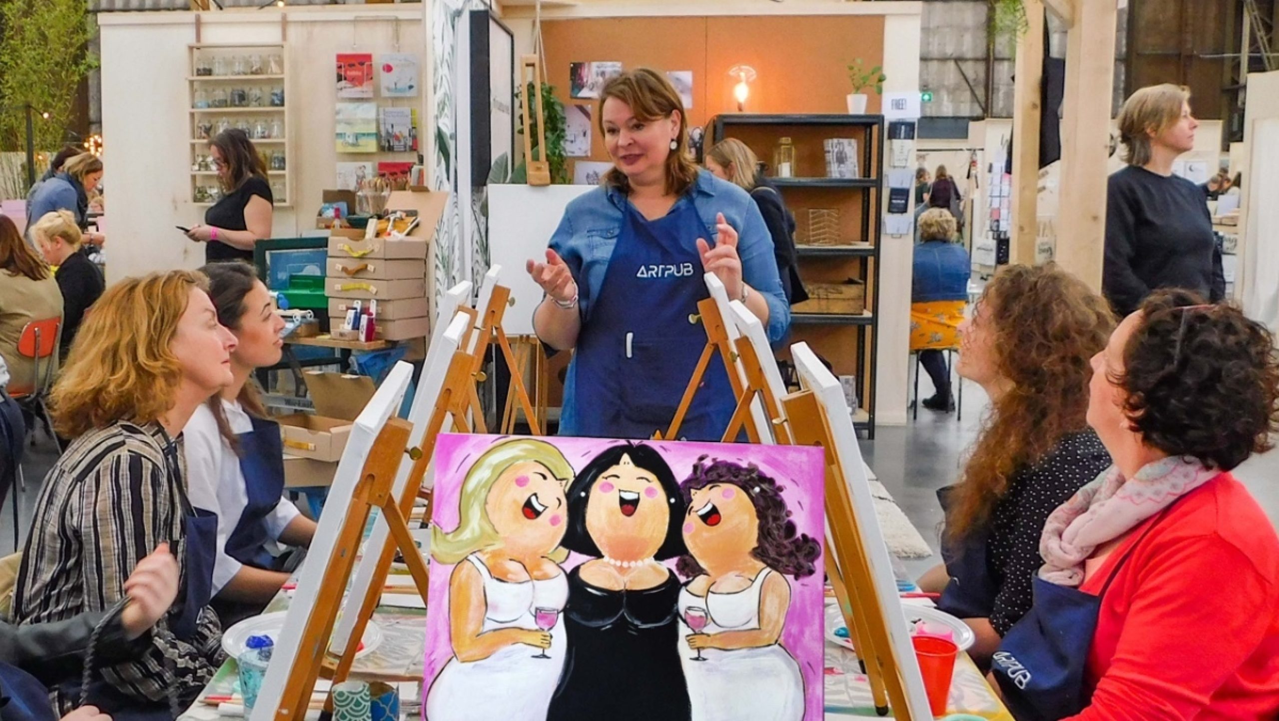 Workshop Dikke Dame Beeldjes Schilderen - ArtPub