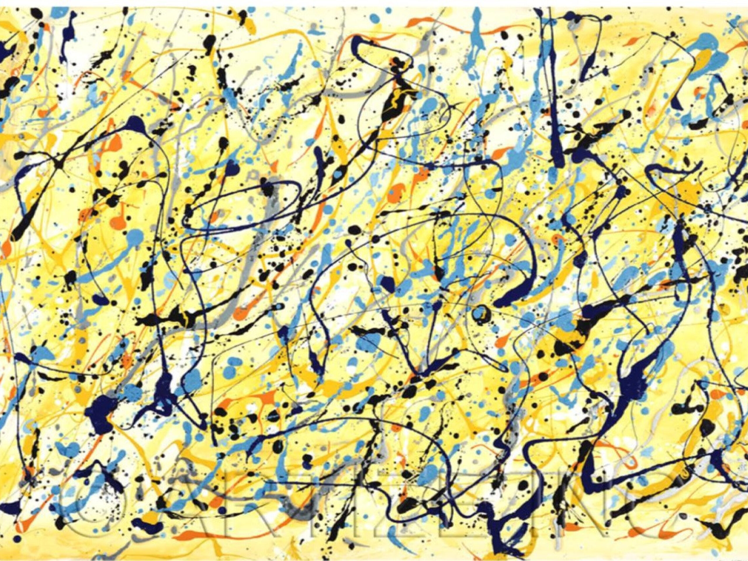 Jackson Pollock Action Painting